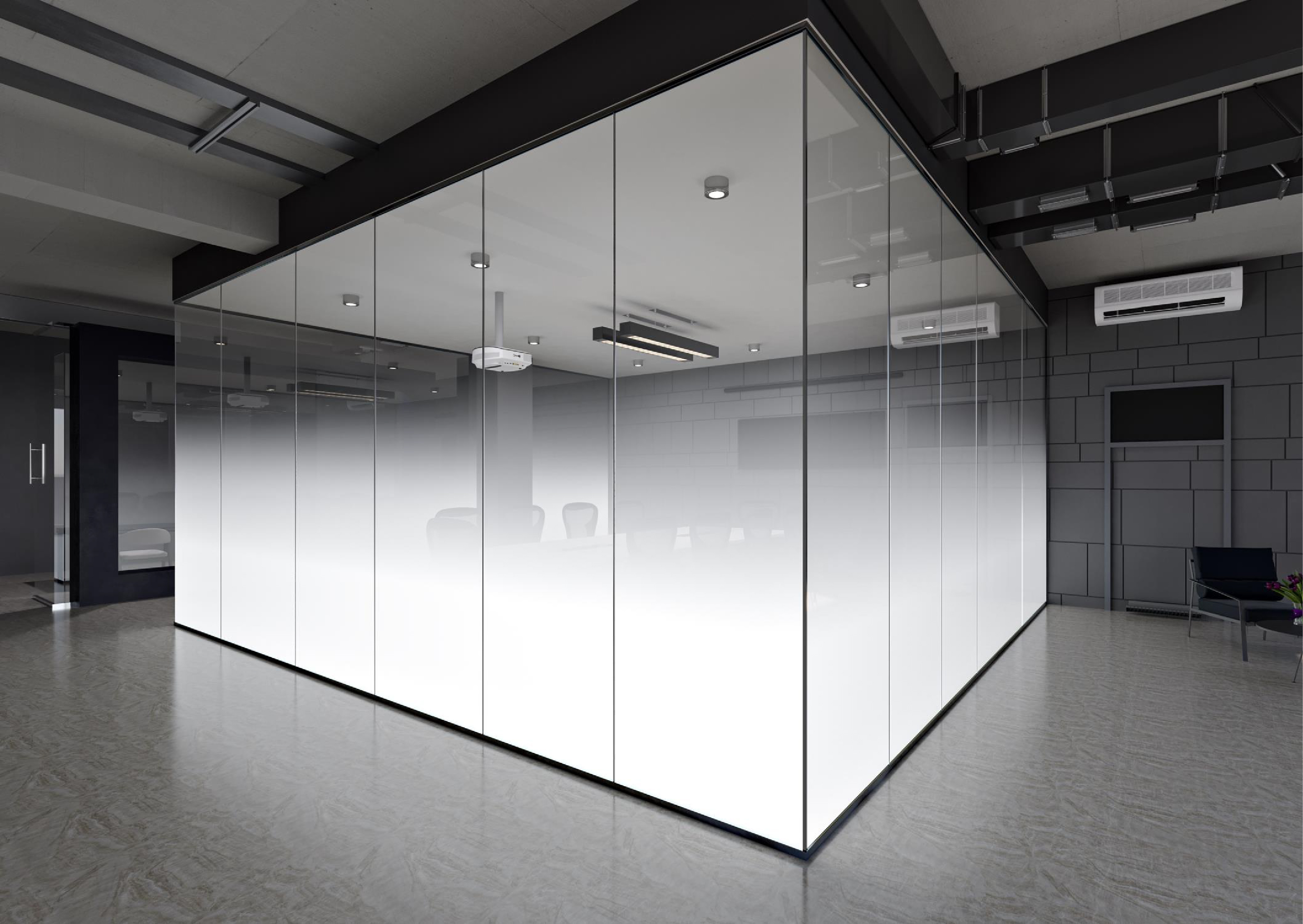 Clipper Modular Glass Partitions Systems | Saint-Gobain Glass Hardware